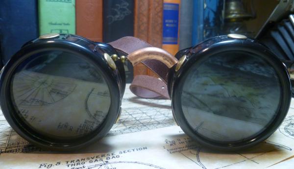 Classic Aviator Steampunk Goggles