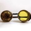 Pollination Goggles - Bee and Flower - Brass Toned