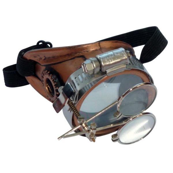 Steampunk Monocles - Single Lens, With & Without Magnifiers