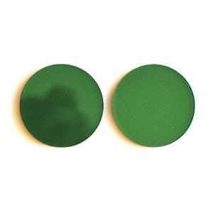 Green Goggle Lenses - 50mm Diameter, 1/8" Thick