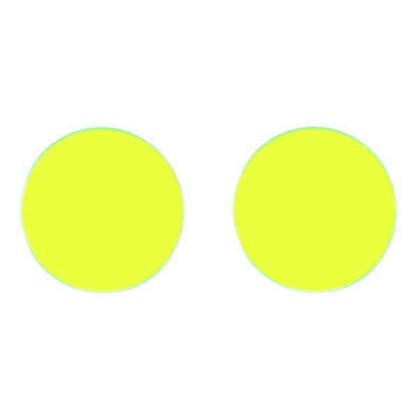 Yellow Steampunk Goggle Lenses - 50mm Welding Goggles