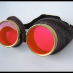 Red Steampunk Goggles