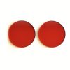 Red Goggle Lenses - 50mm Diameter, 1/8" Thick