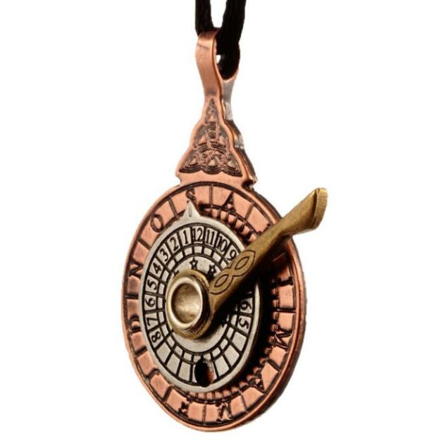 Steampunk Traveler - Sundial Pendant with Celtic Knot Design