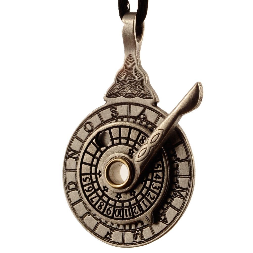 Steampunk Traveler - Sundial Pendant with Celtic Knot Design